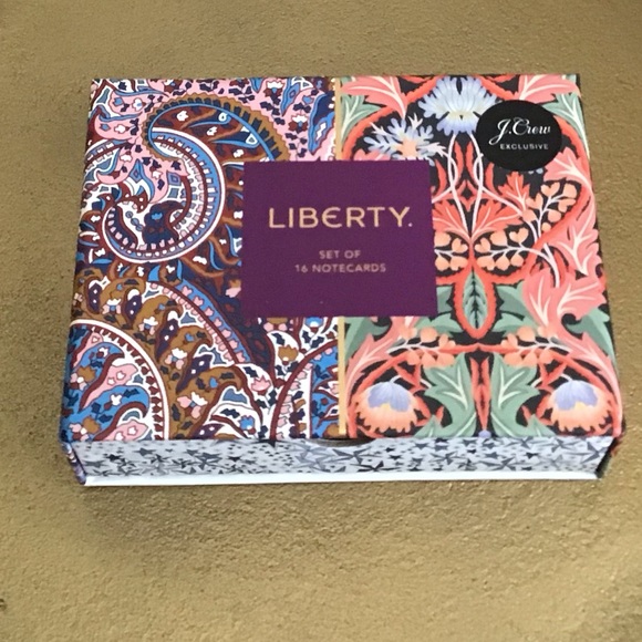 J. Crew | Office | J Crew Liberty London Print Sixteen Note Cards With ...